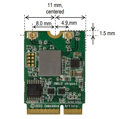 EAR00409 2EL M.2 Module - Embedded Artists | Mouser